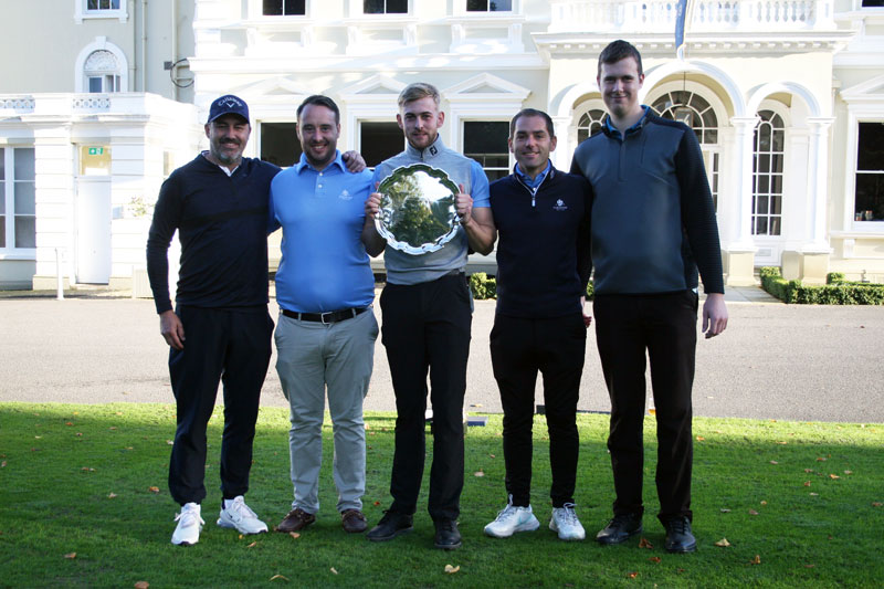 Farnham Golf Club win the Scratch Plate against Royal Mid Surrey