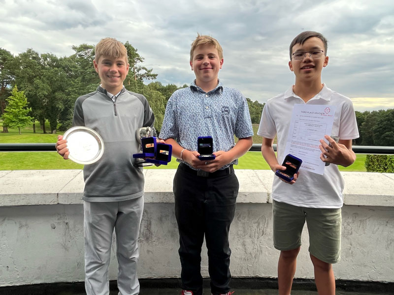 AJ Van Emmenis wins the U14 Olga Mills Trophy and the U13 Usmar Salver