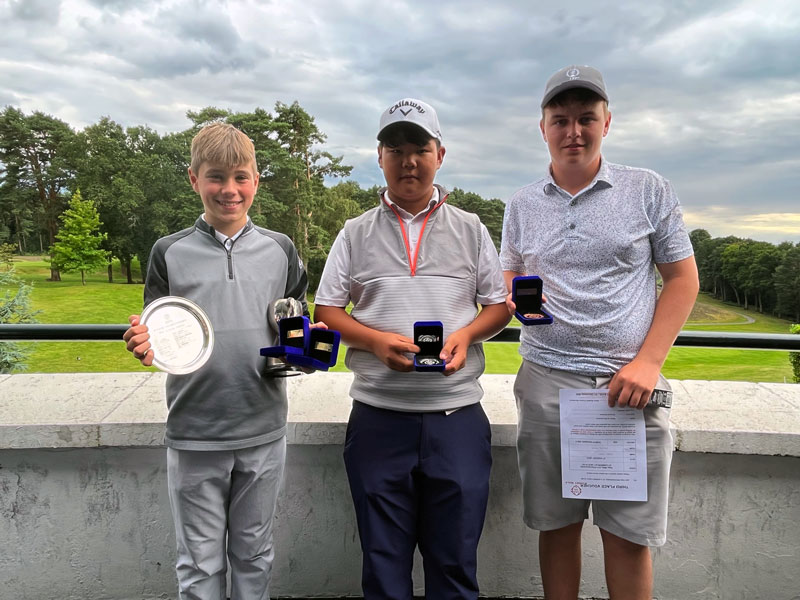 AJ Van Emmenis wins the U14 Olga Mills Trophy and the U13 Usmar Salver