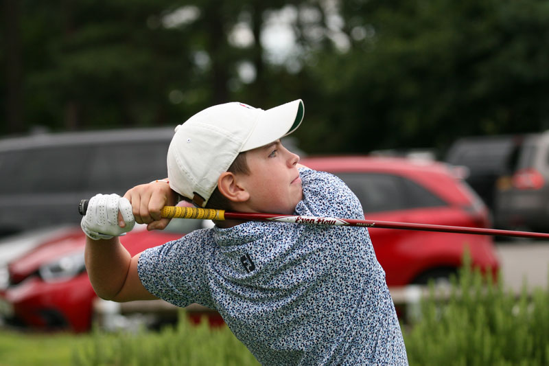 AJ Van Emmenis wins the U14 Olga Mills Trophy and the U13 Usmar Salver
