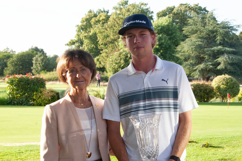 Charlie Forster wins the Peter Alliss Memorial Trophy 2023